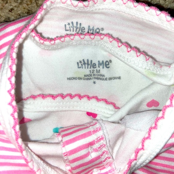 Little Me | Dresses | Little Me Size 2 Months Heart Dress With Matching ...
